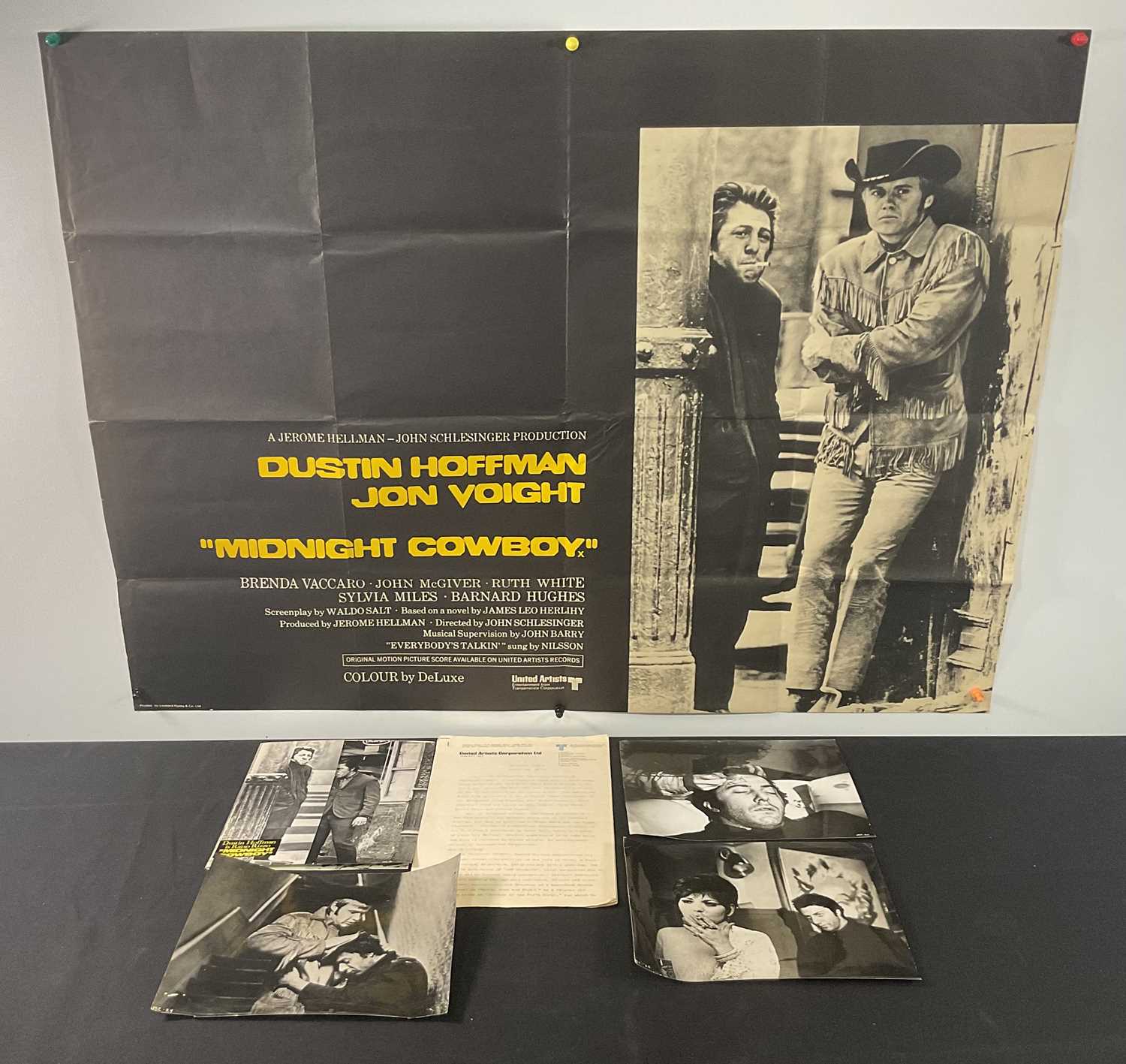 Lot 157 - MIDNIGHT COWBOY (1969) UK quad film poster