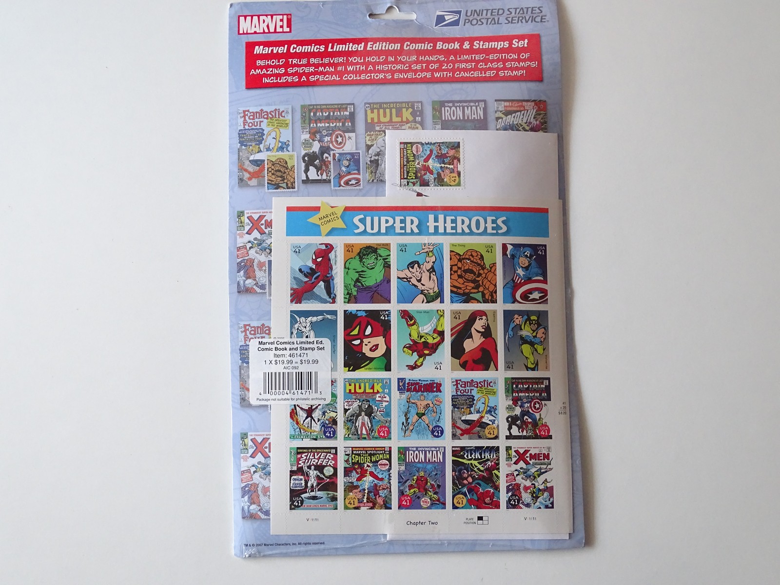 Lot 469 - SPIDER-MAN MARVEL COMICS USPS LIMITED