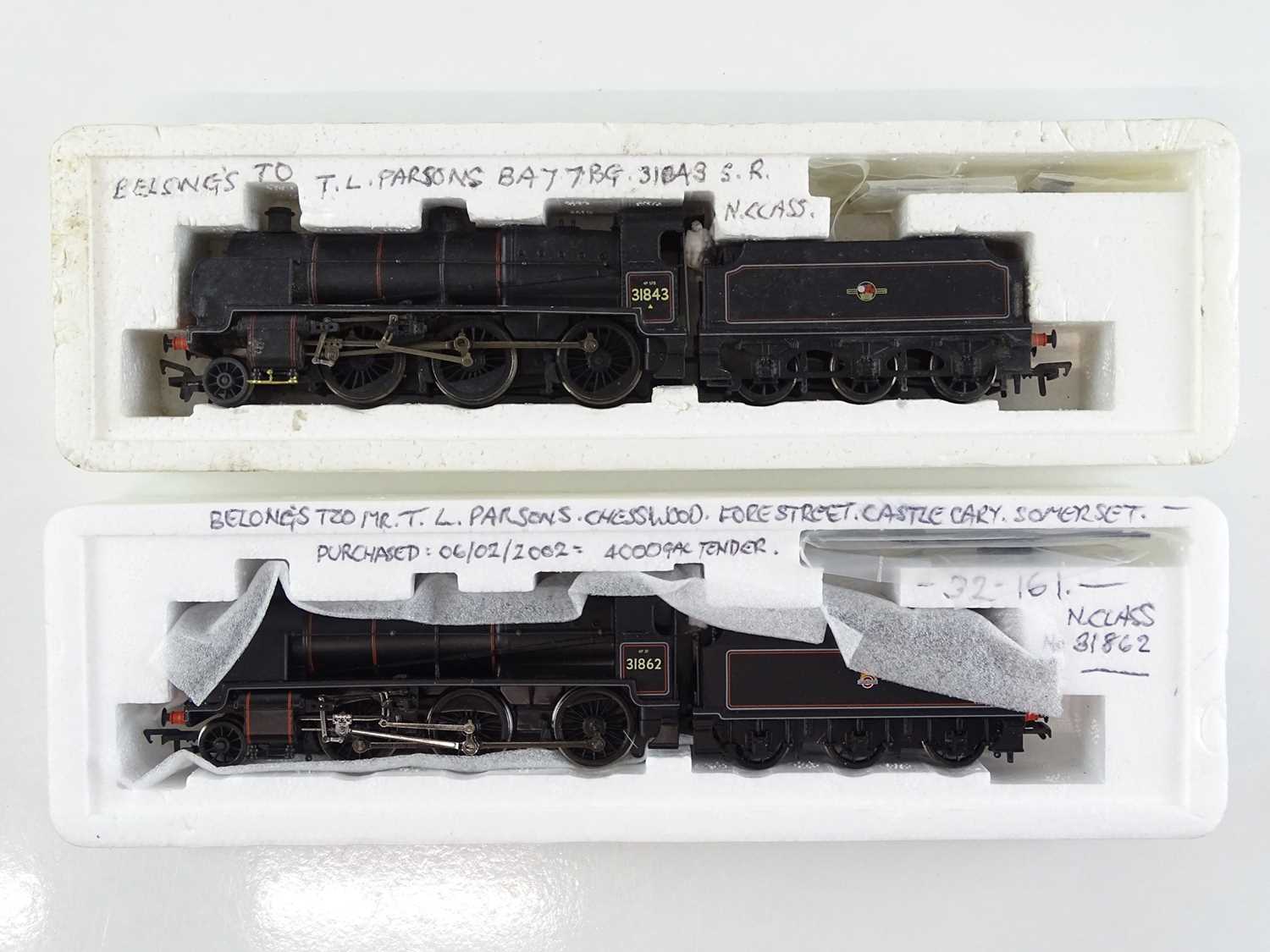 Lot 322 - A pair of BACHMANN N class steam locos both
