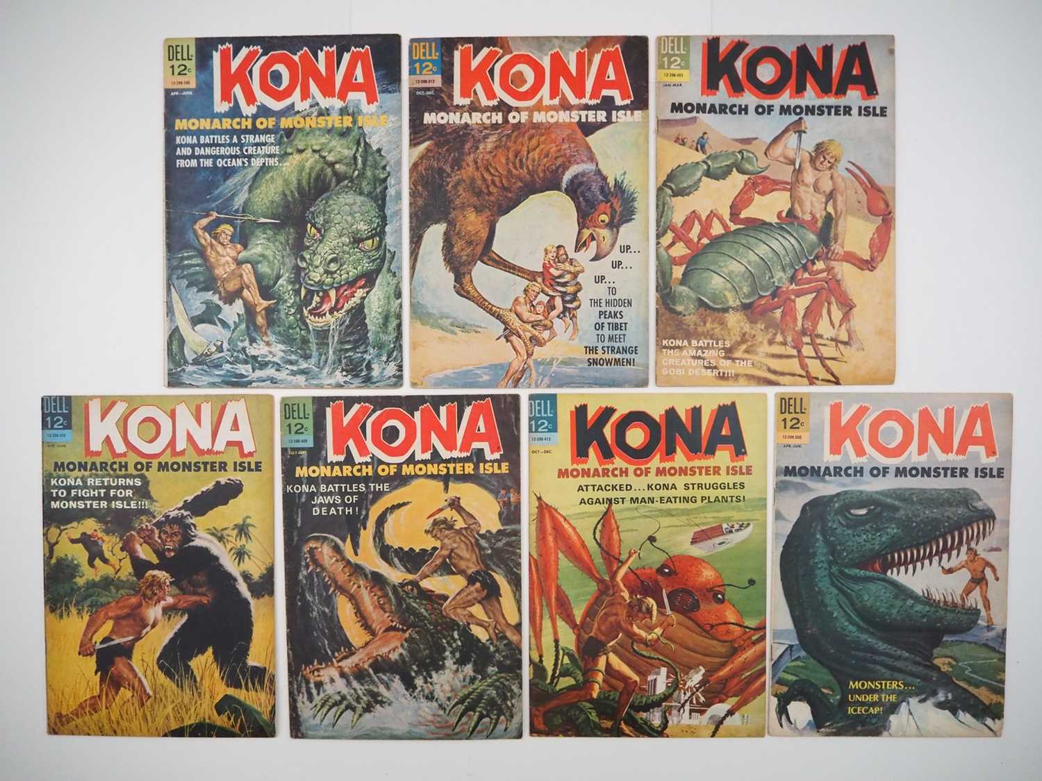 Lot 159 - KONA, MONARCH OF MONSTER ISLE #6, 8-12, 14