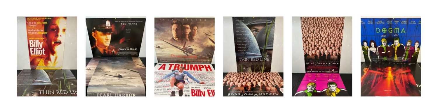 Lot 81 - A selection of film posters with the matching