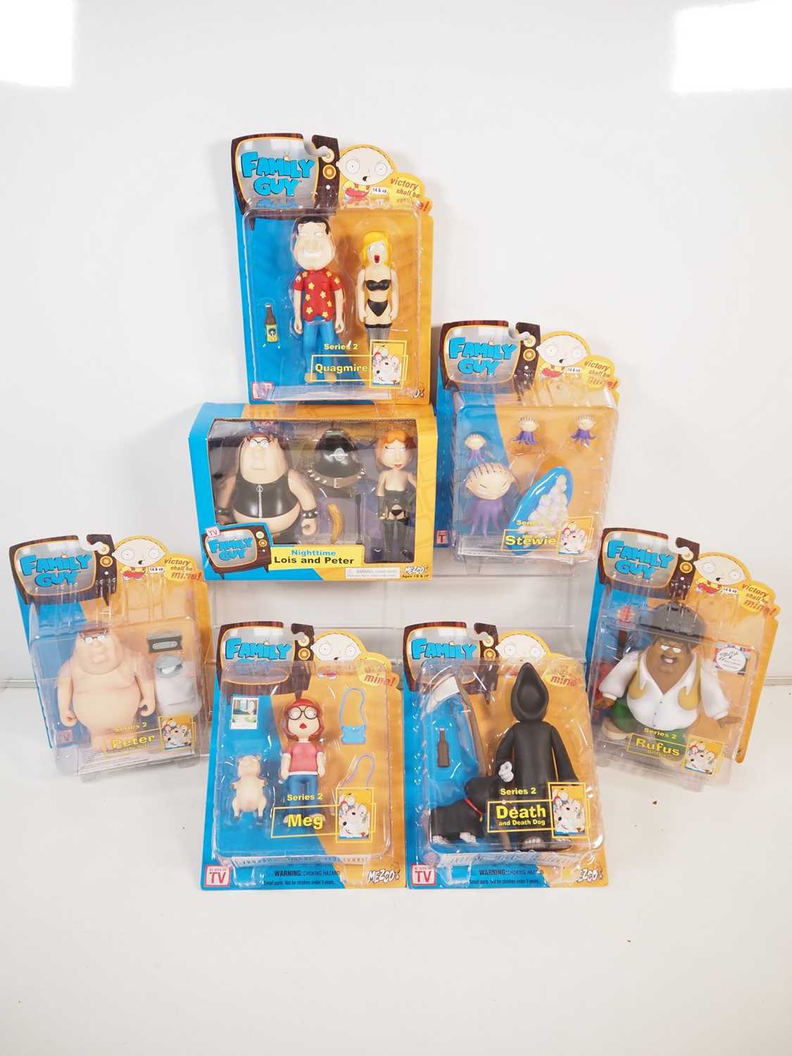 Lot 205 - Complete set of MEZCO TOYS 'Family Guy'