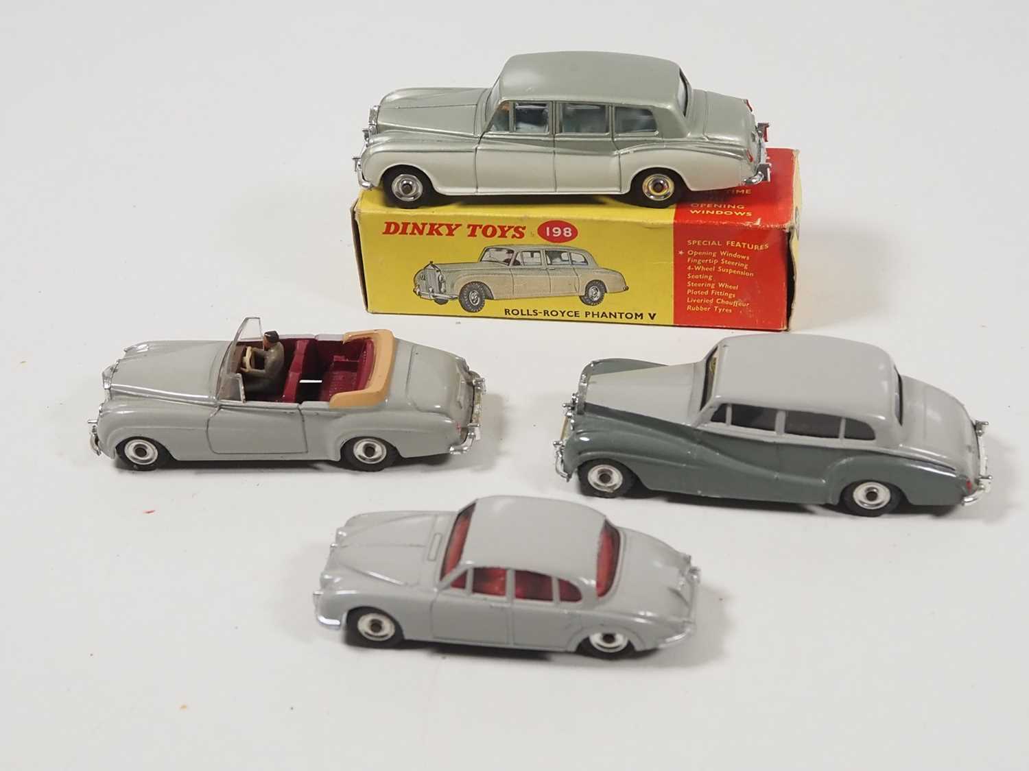 Lot 279 - Posh cars! - A boxed diecast DINKY 198 Rolls