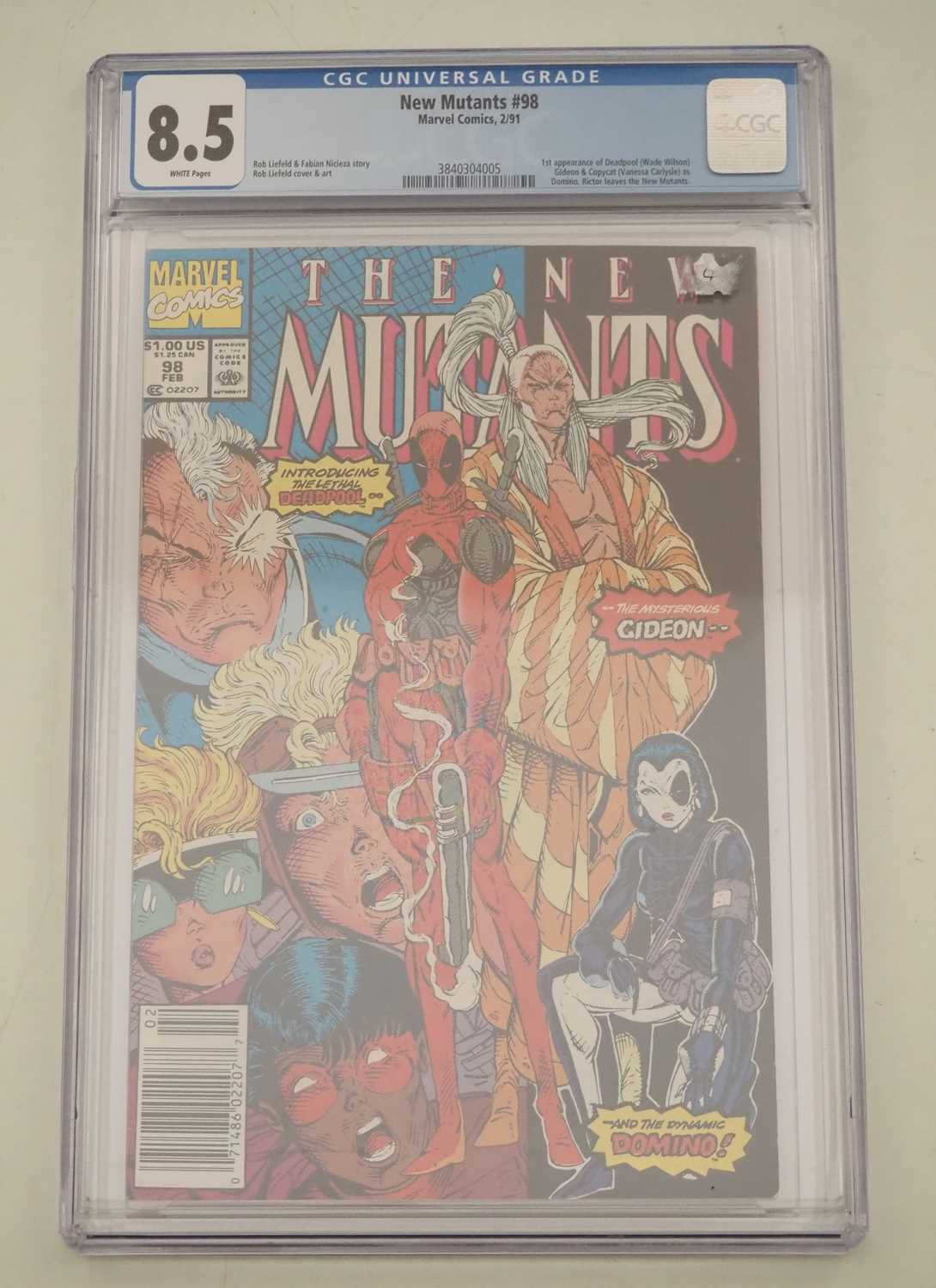 Lot 11 - NEW MUTANTS #98 (1991 - MARVEL) - GRADED 8.5