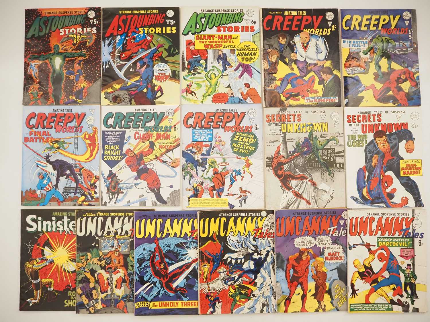 Lot 61 - ALAN CLASS MARVEL SILVER AGE LOT (16 in Lot)