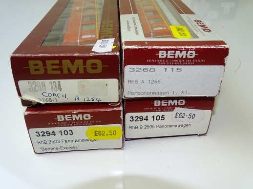 Lot 267 - HOm GAUGE MODEL RAILWAYS: A group of BEMO