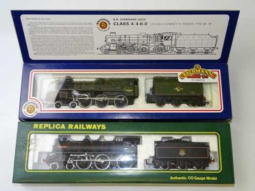 Lot 550 - OO GAUGE MODEL RAILWAYS: A pair of steam