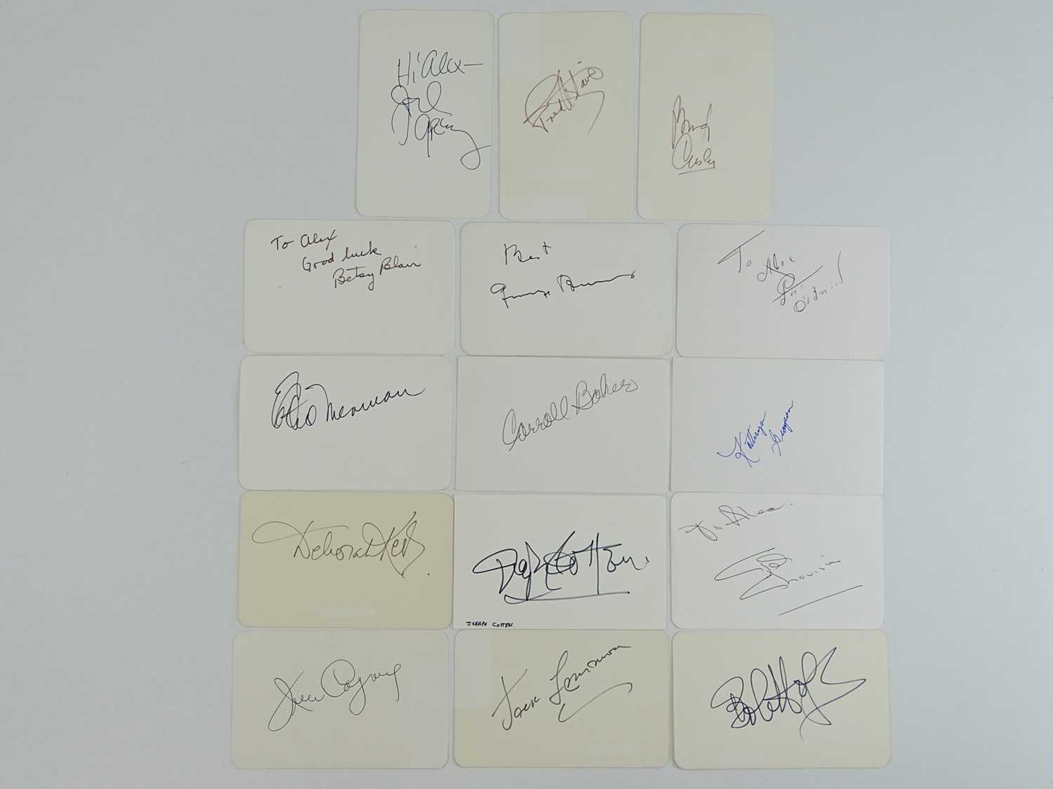 Lot 147 - AMERICAN IDOLS: A mixed group of signed