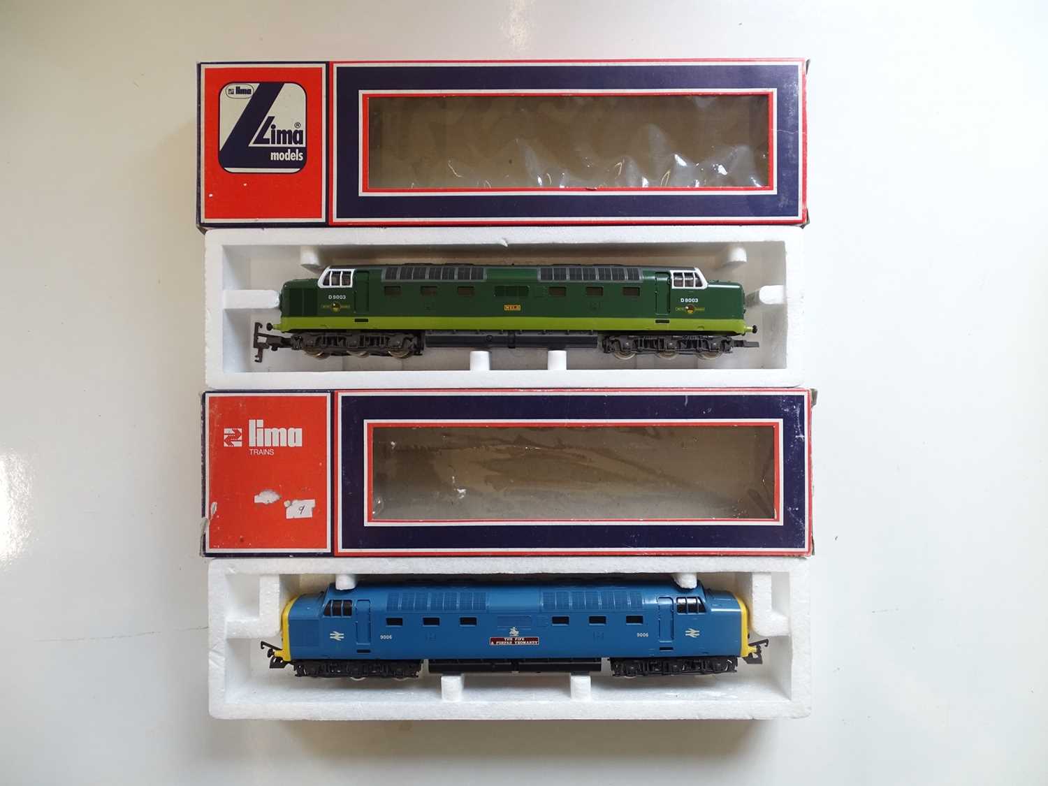 Lot 494 - A pair of LIMA Deltic diesel locomotives in
