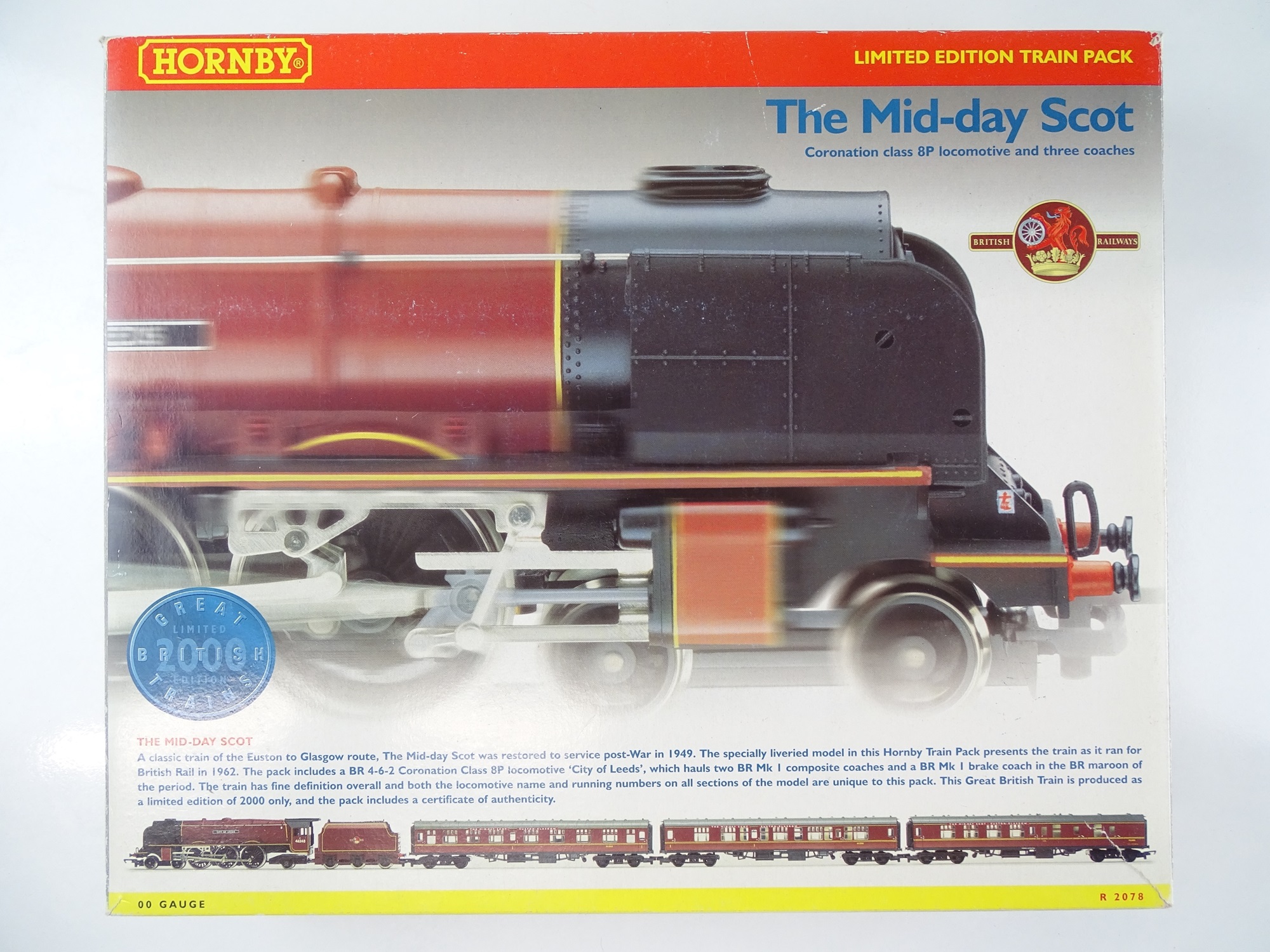 Lot 434 - A HORNBY R2078 'The Mid-Day Scot' Train Pack