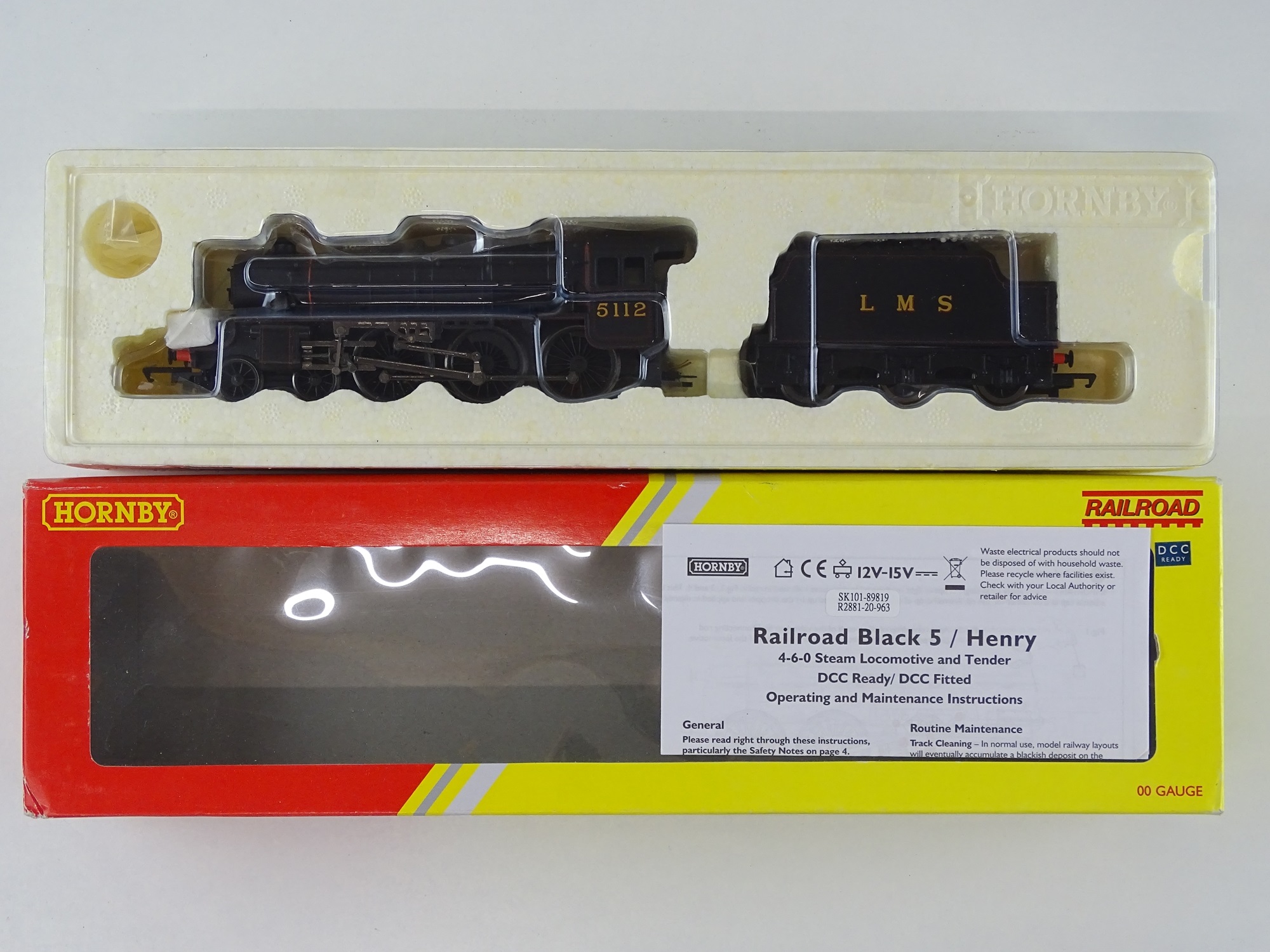 Lot 440 - A HORNBY R2881 Black Five steam locomotive