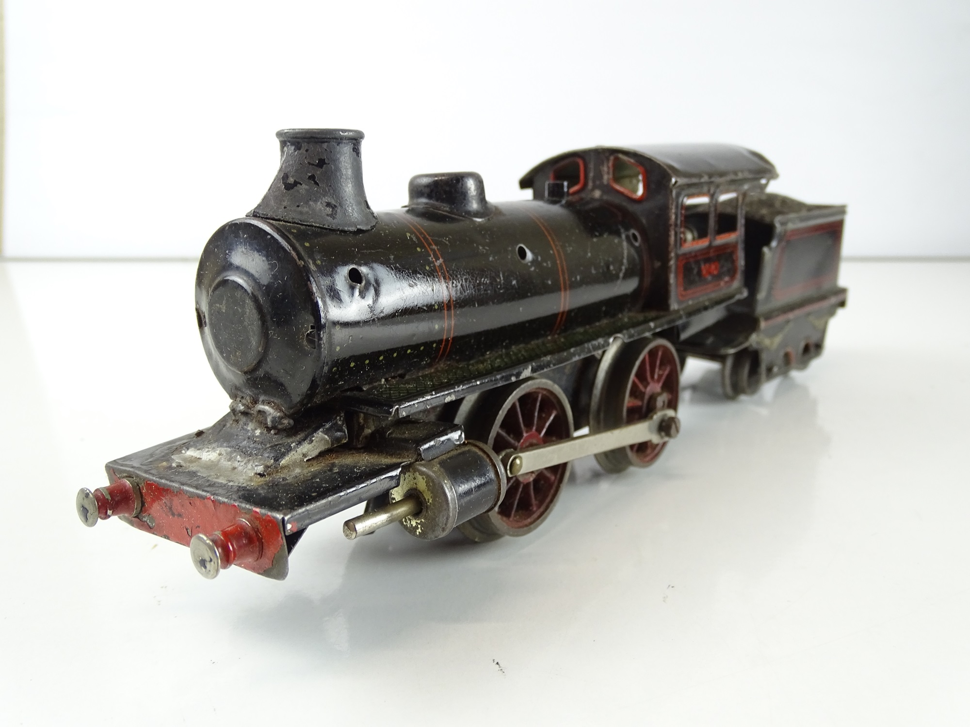 Lot 586 - A MARKLIN O Gauge Clockwork steam locomotive