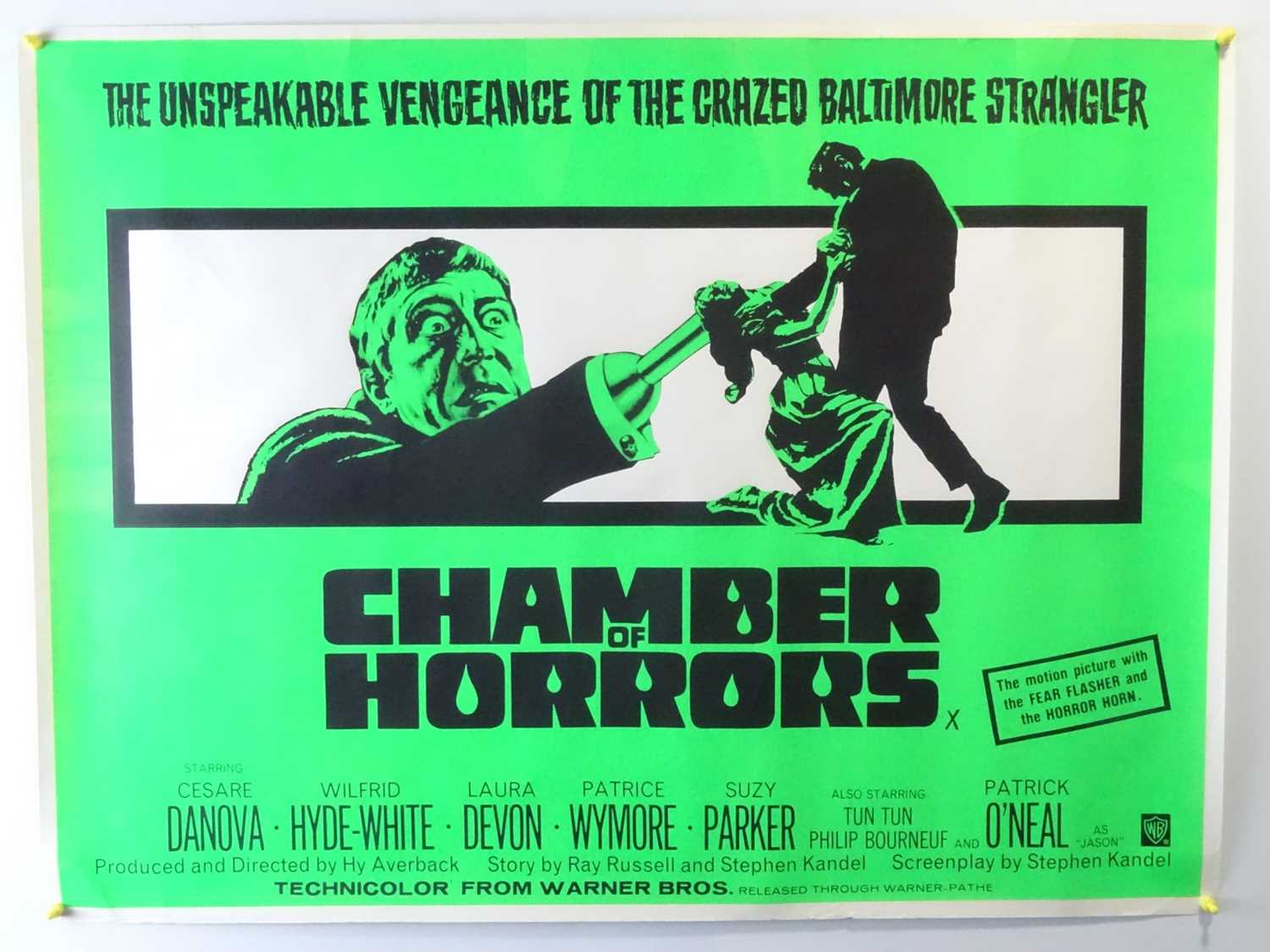 Lot 382 - CHAMBER OF HORRORS (1966) - British UK Quad