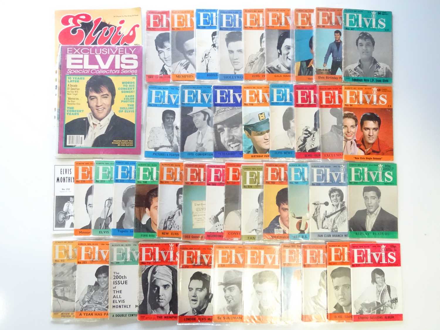 Lot 434 - A large quantity of ELVIS magazines