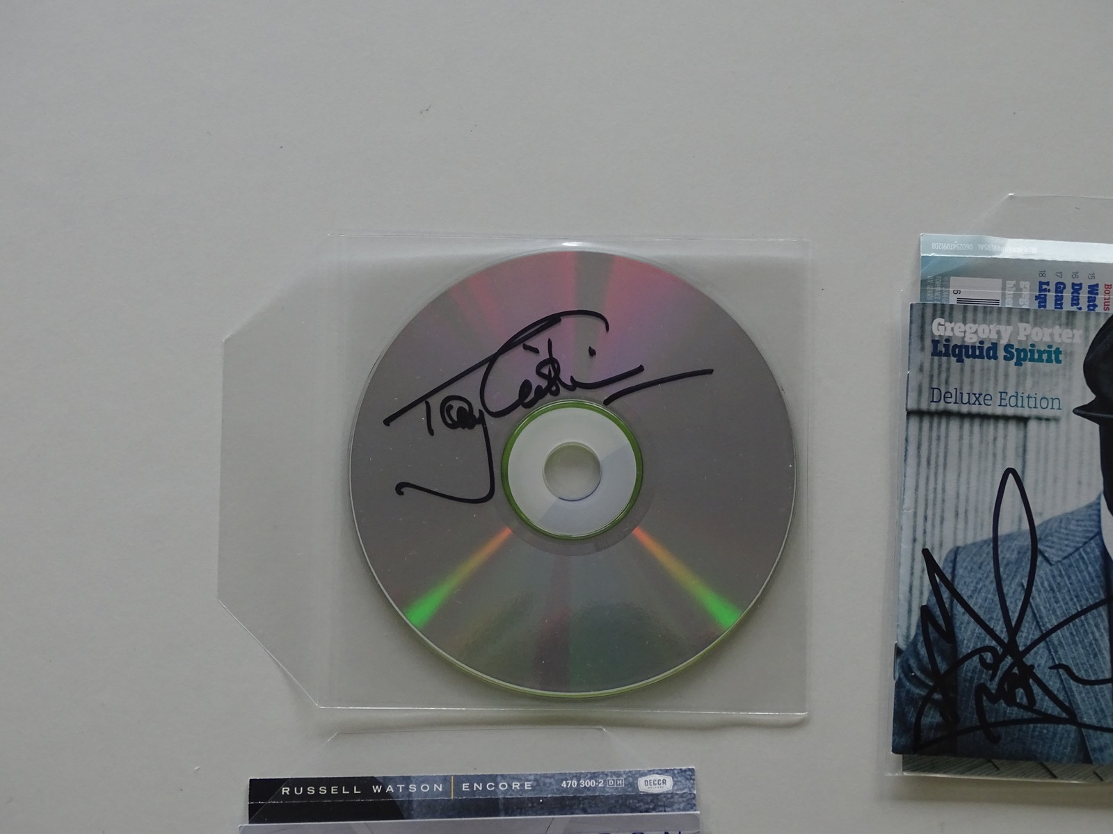 Lot 460 - A collection of signed CDs by various male