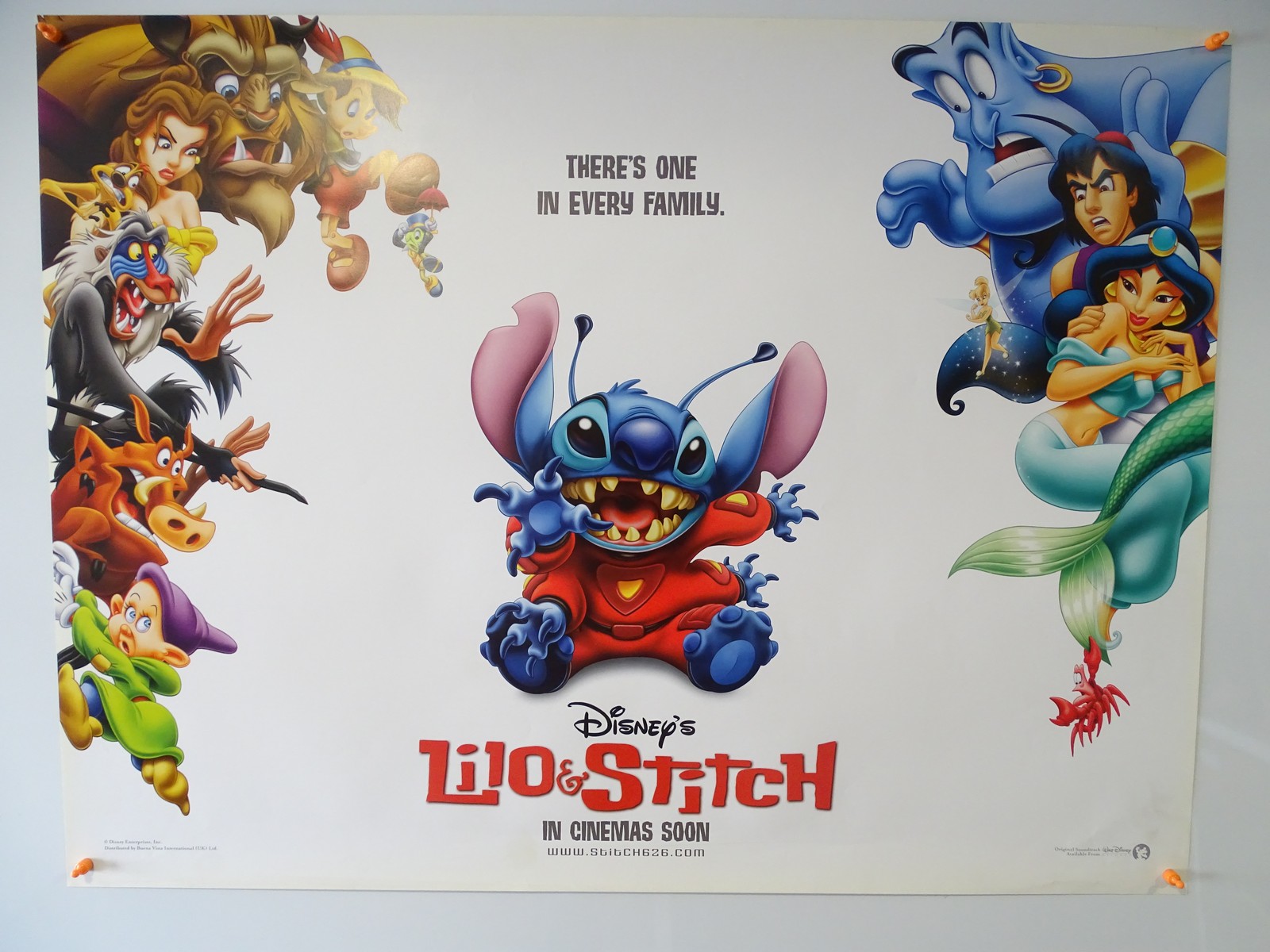 Lot 132 - WALT DISNEY: LILO & STITCH (2002) - A pair