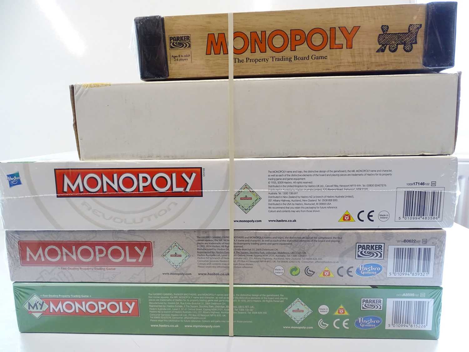 Lot 119 - A group of Monopoly sets, all sealed as new,