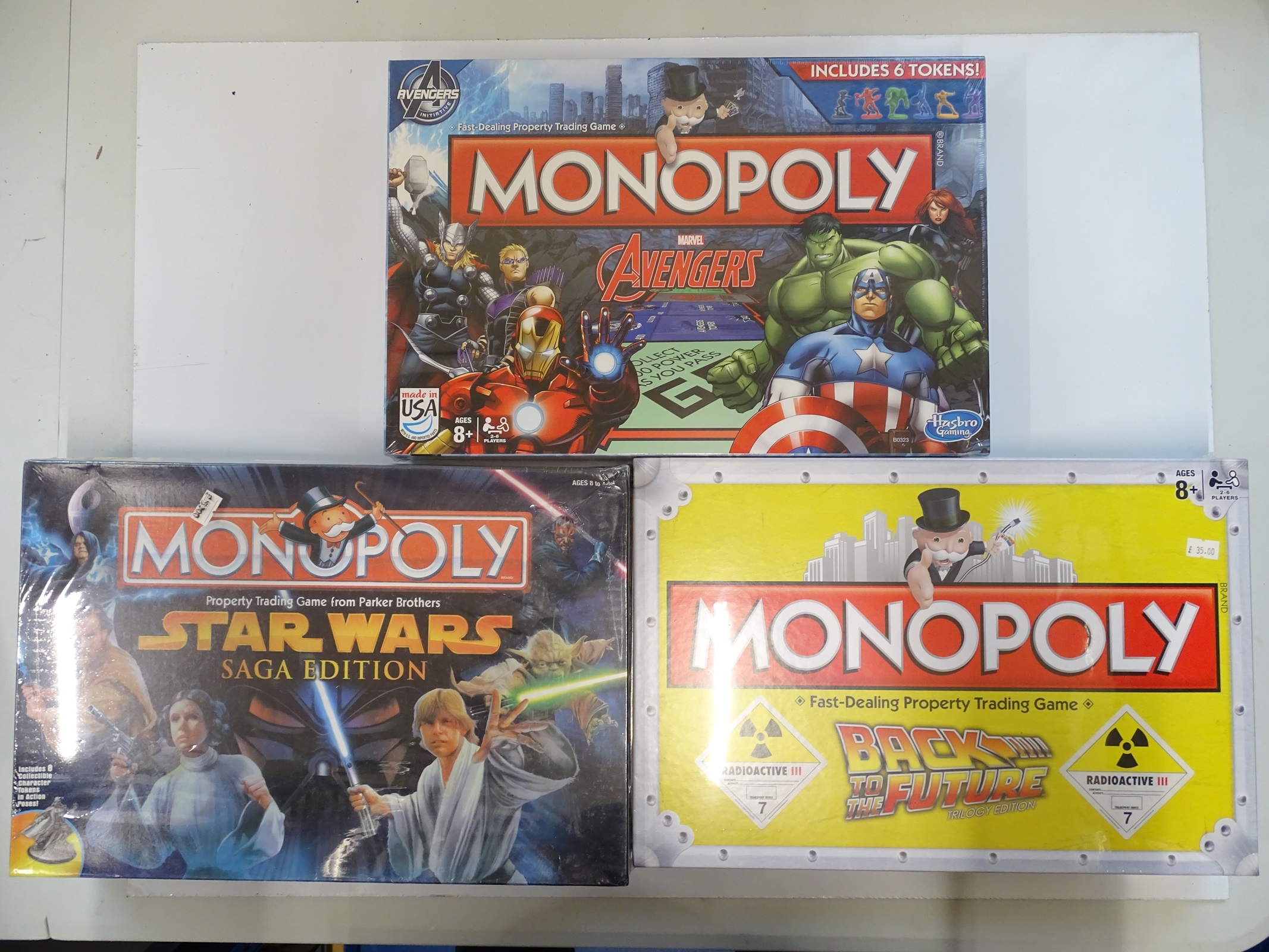 Lot 124 - A group of Monopoly sets, all sealed as new,