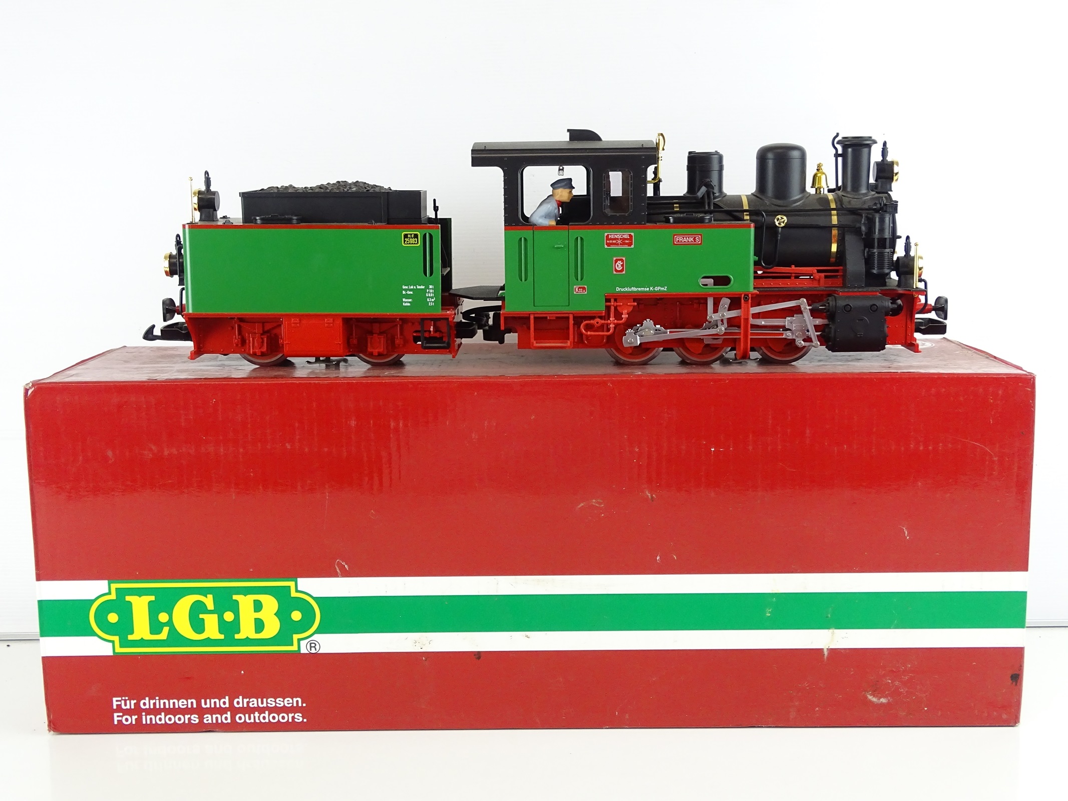 Lot 568 - An LGB G Scale 22261 steam locomotive in