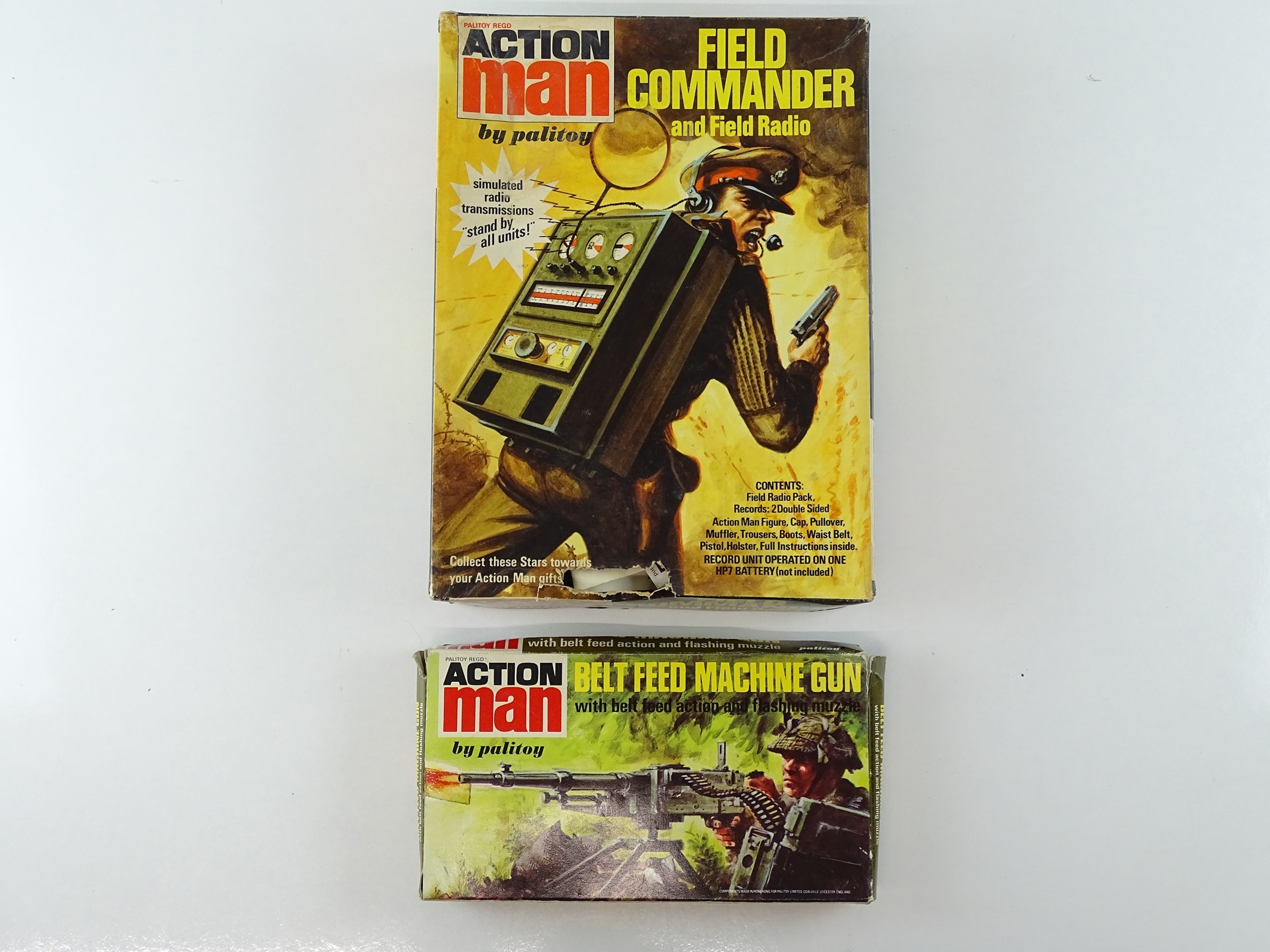 Lot 100 - A pair of ACTION MAN 1970s packs comprising