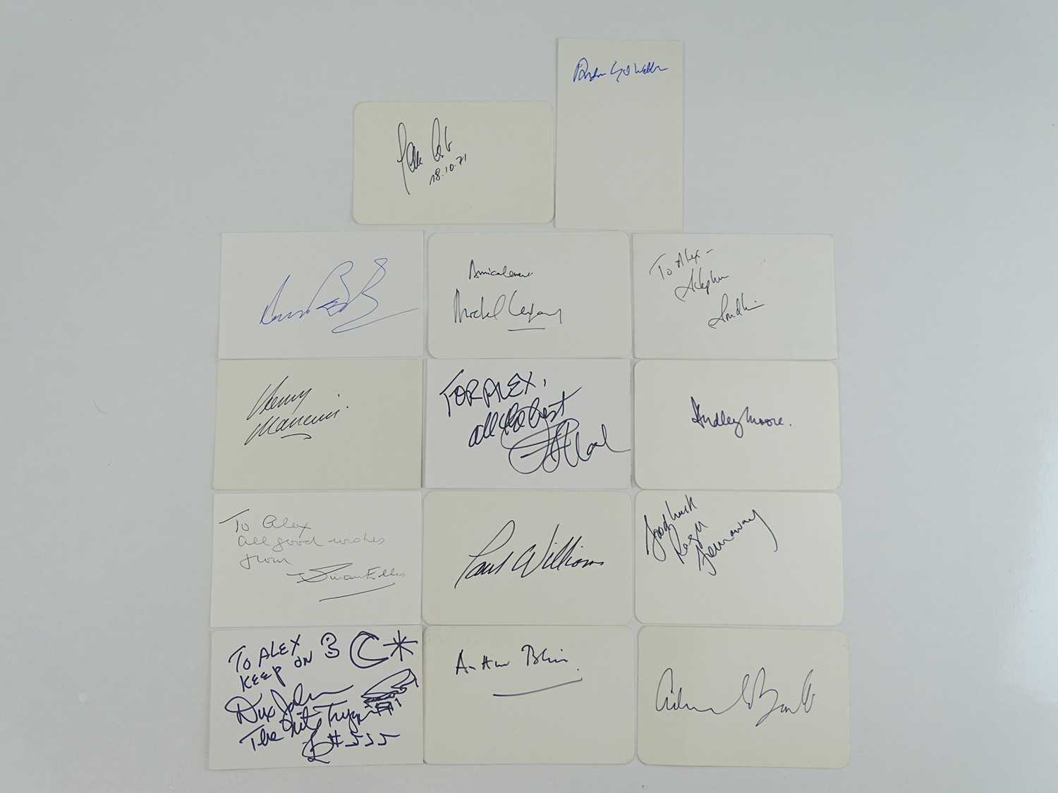 Lot 177 - COMPOSERS etc: A mixed group of signed cards